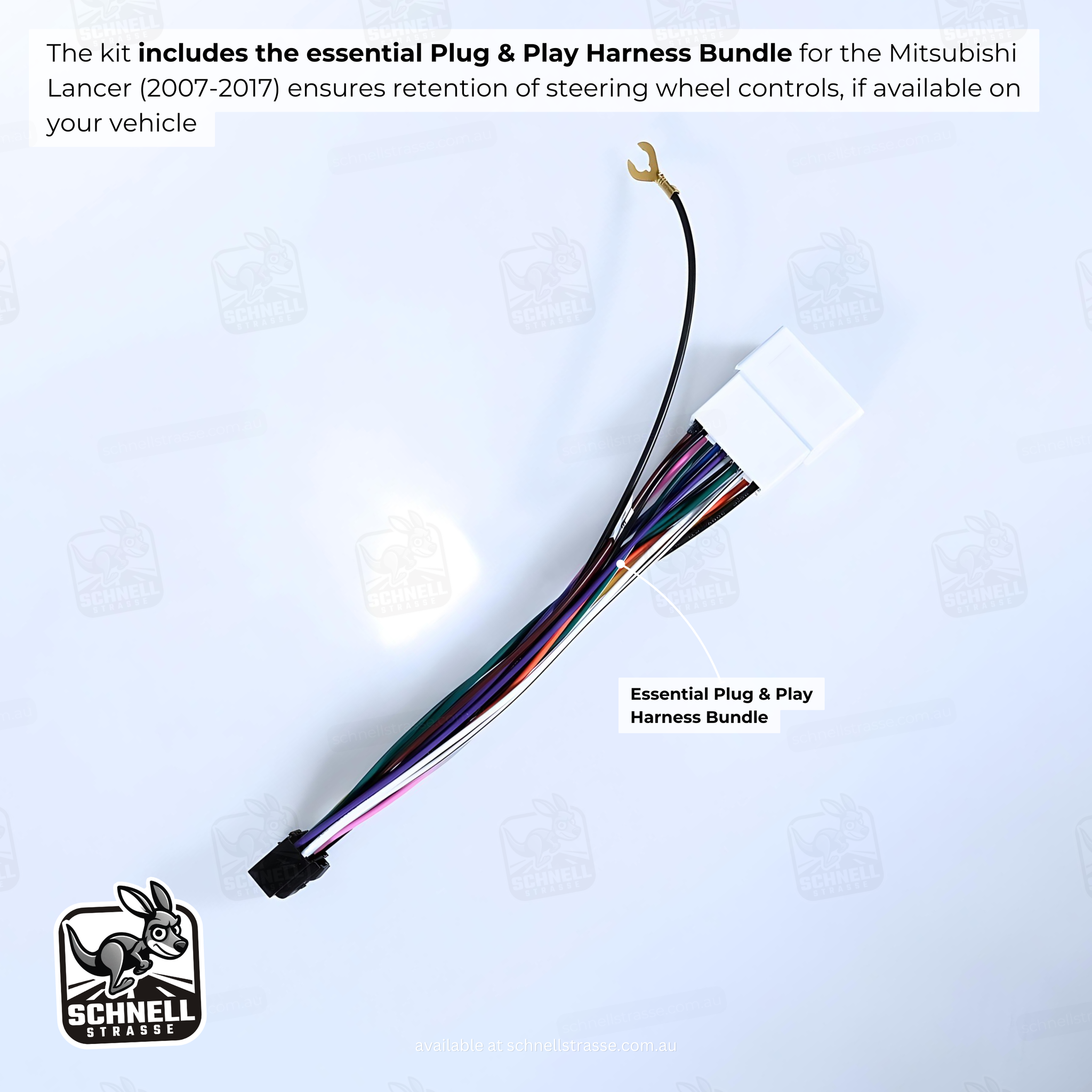 Mitsubishi Lancer (2007-2017) Plug & Play Harness Bundle - Retains Ste ...