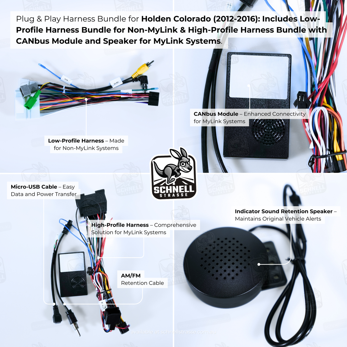 Holden Colorado 13.3'' Head Unit Upgrade Kit (2012-2016) - Plug & Play ...