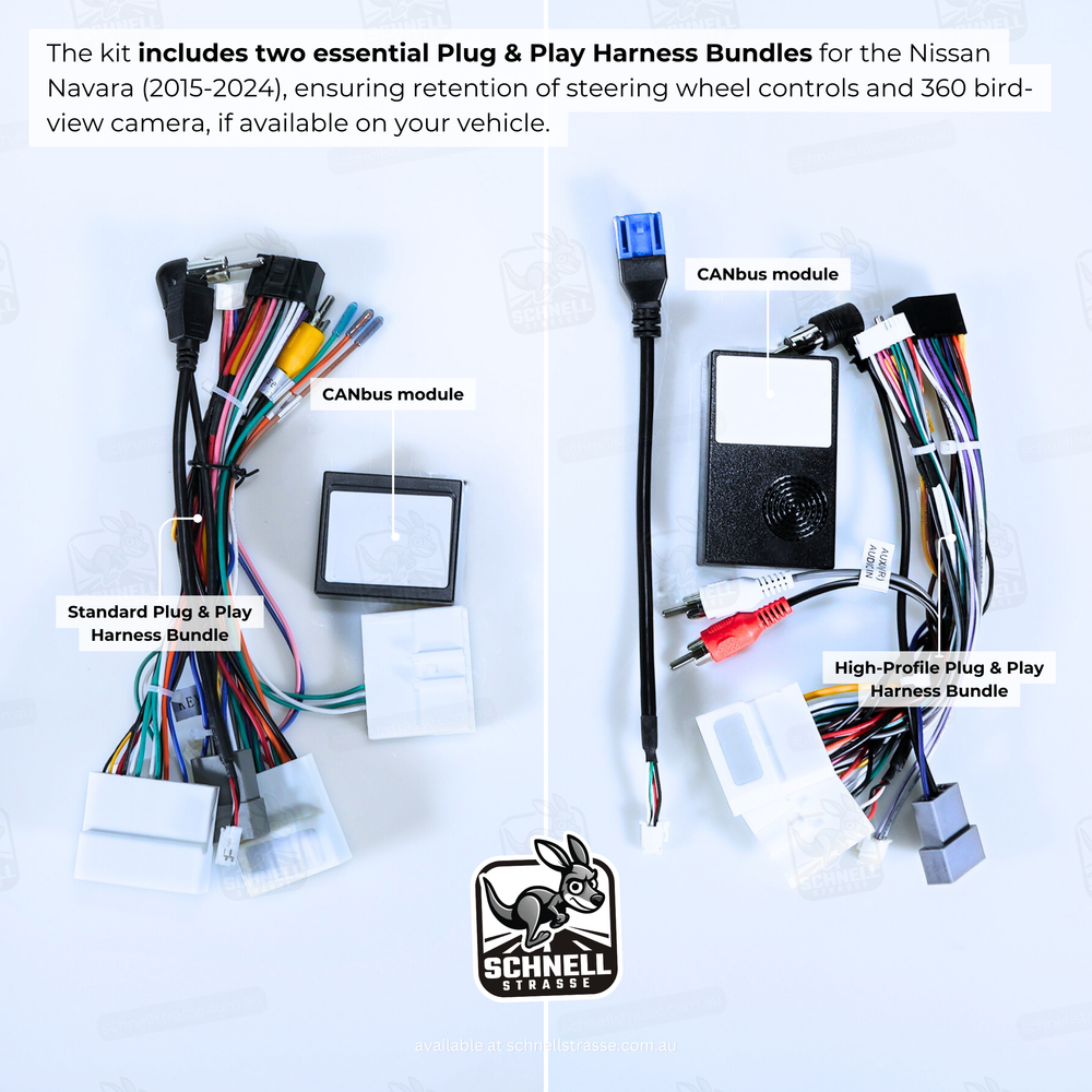Nissan Navara (2015-2024) Plug & Play Harness Bundle – schnellstrasse