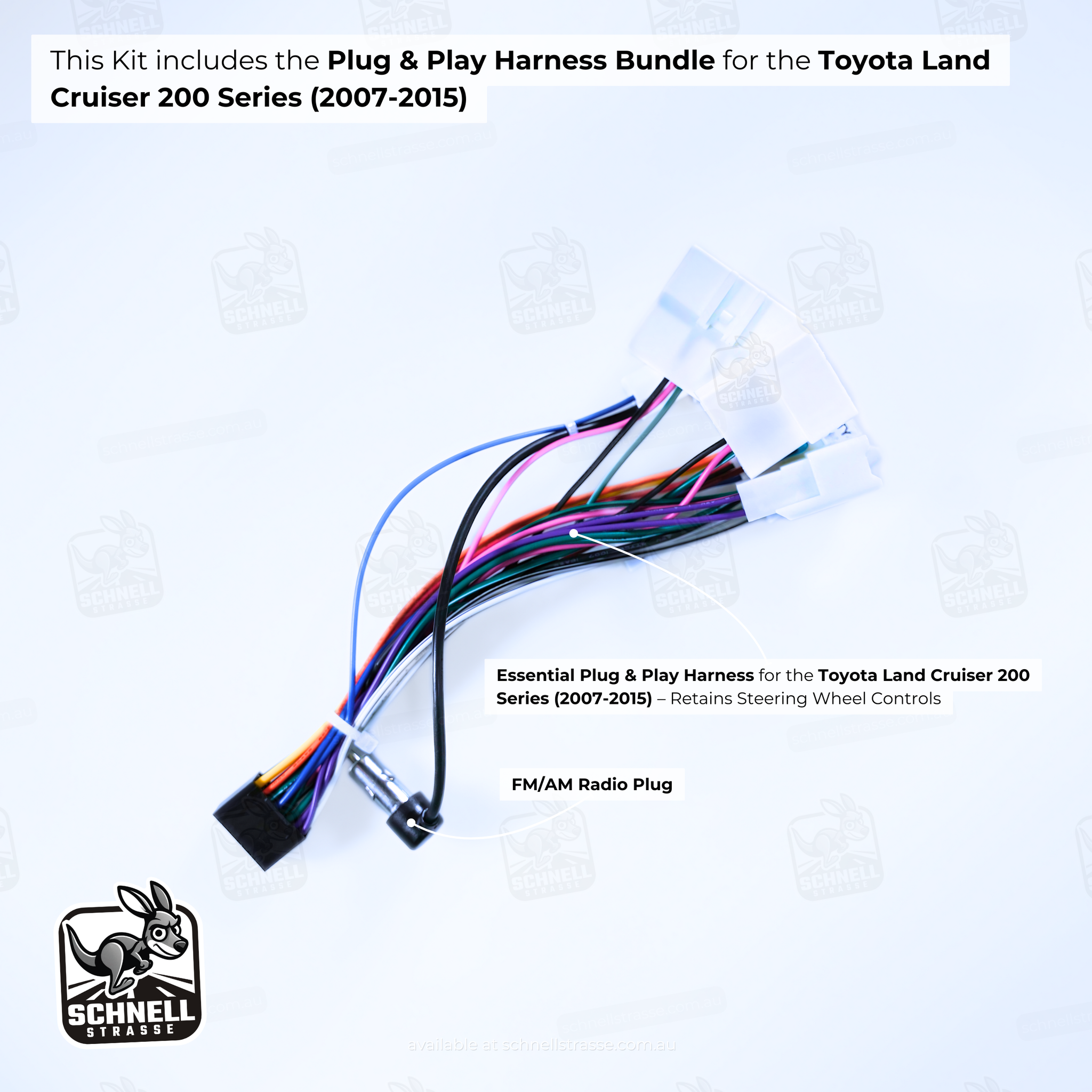 Toyota Land Cruiser 200 Series (2007-2015) Plug & Play Harness Bundle ...